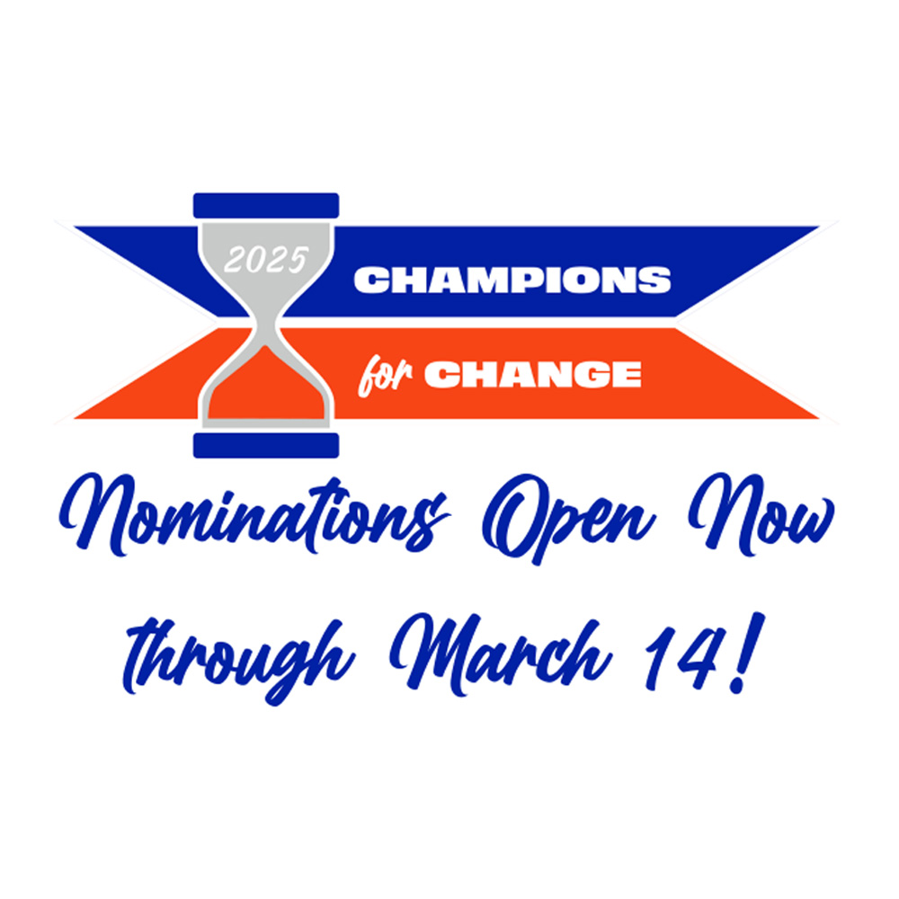 Champions for Change Award nominations due March 14 – UF At Work
